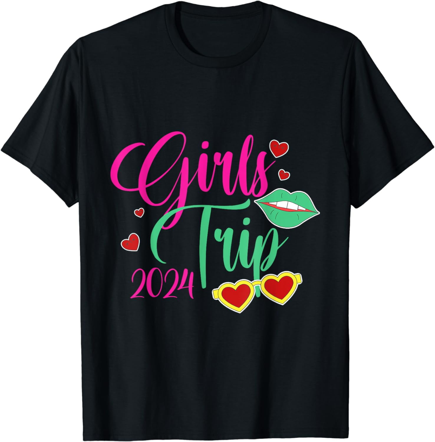 Girls Trip 2024 Memories Girl Trip Friends Vacation T-Shirt - Walmart.com