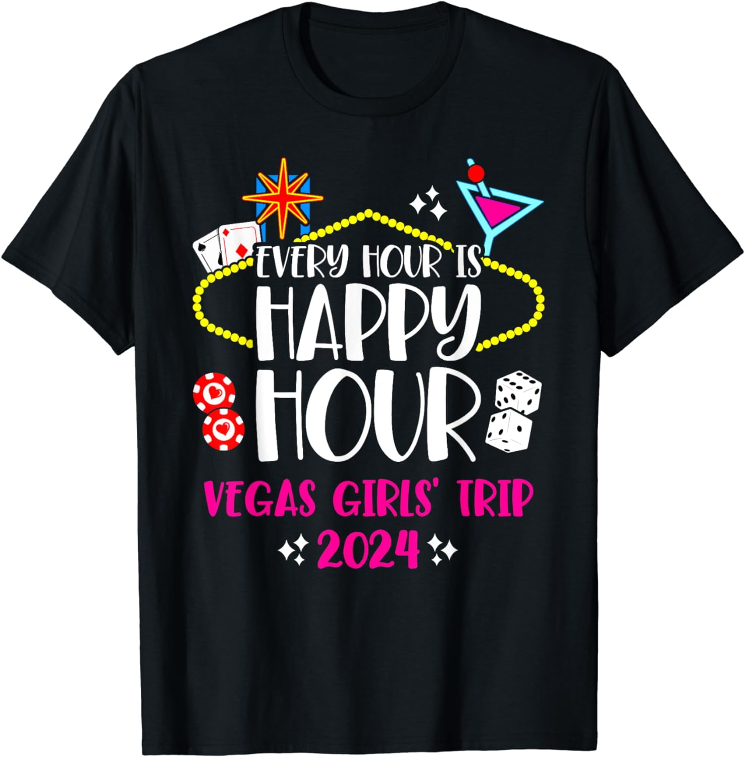 Girls Trip 2024 - Party in Las Vegas - Vegas Girls Trip 2024 T-Shirt ...
