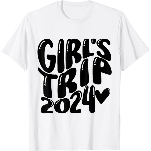 Girls Trip 2024 Shirt Weekend Hello Summer 2024 Vacation T-Shirt ...
