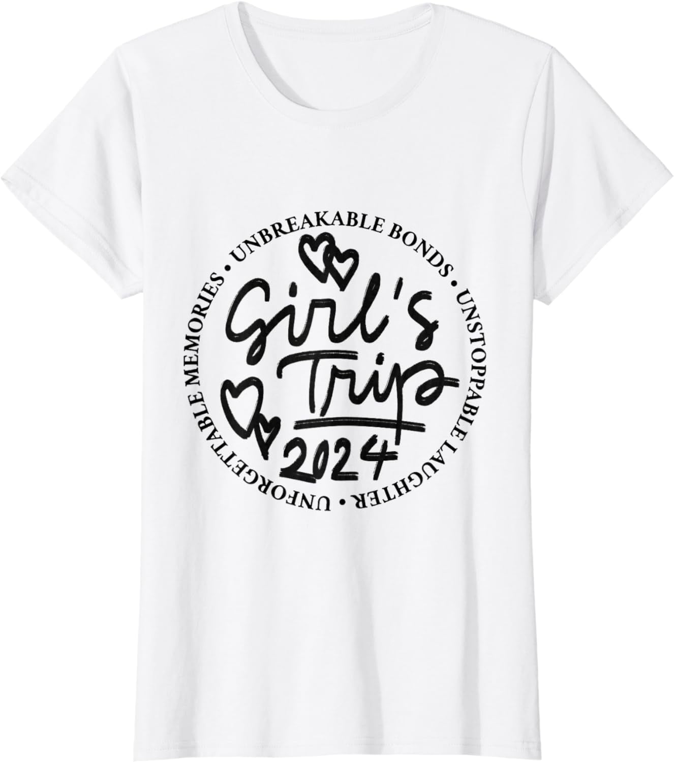Girls Trip 2024 Womens Weekend Vacation Matching T Shirt