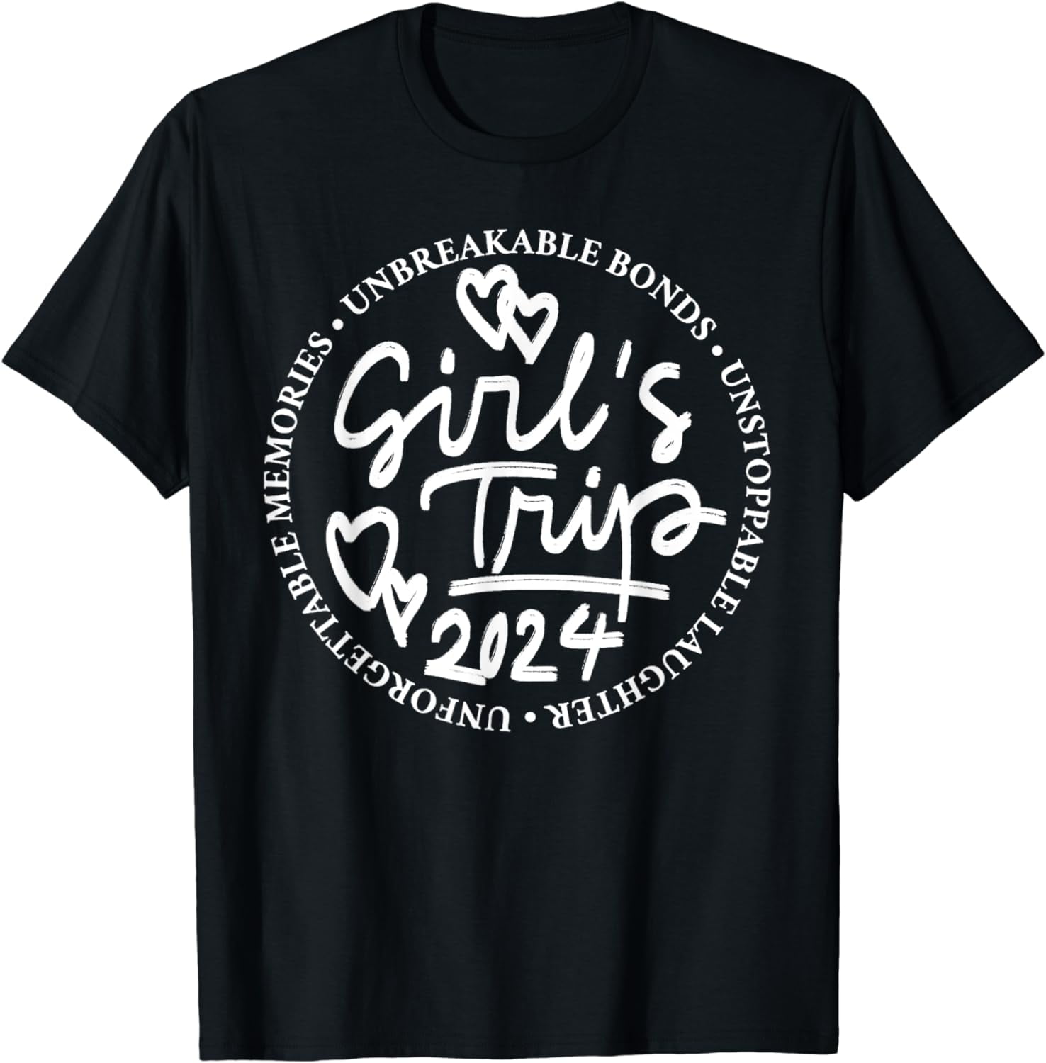 Girls Trip 2024 Womens Weekend Vacation Matching T-Shirt - Walmart.com