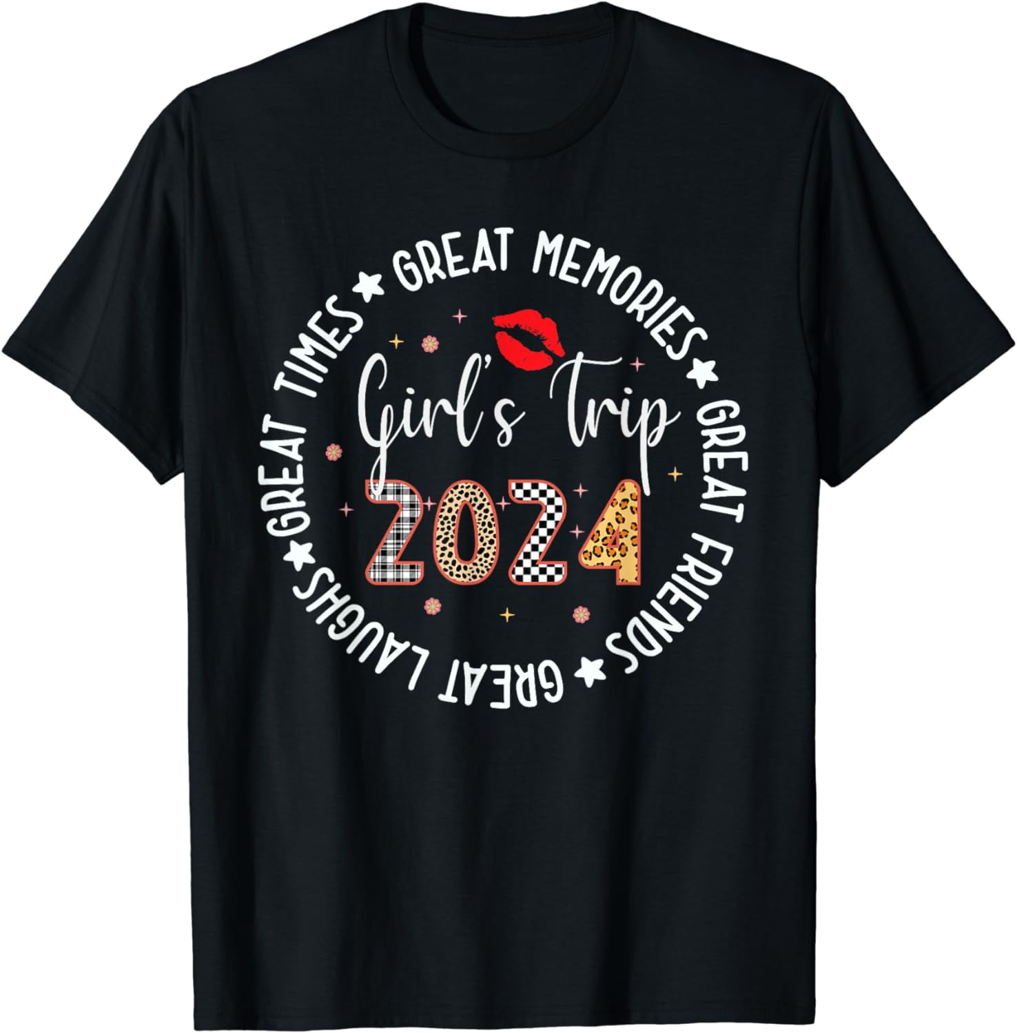 Girls Trip 2024 Womens Weekend Vacation Matching T-Shirt - Walmart.com