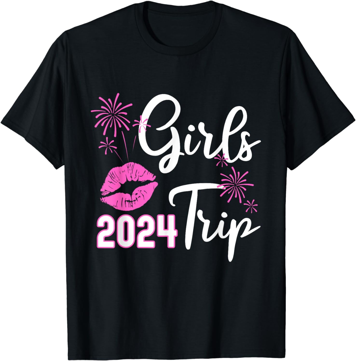 Girls Trip 2024 Womens Weekend Vacation Matching T-Shirt - Walmart.com