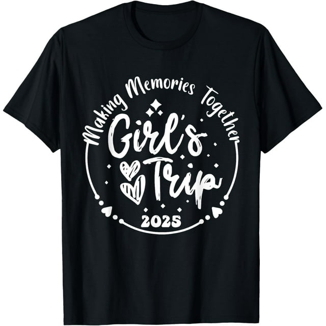Girls Trip 2025 Cute Girls Weekend 2024 Summer Vacation T-Shirt ...