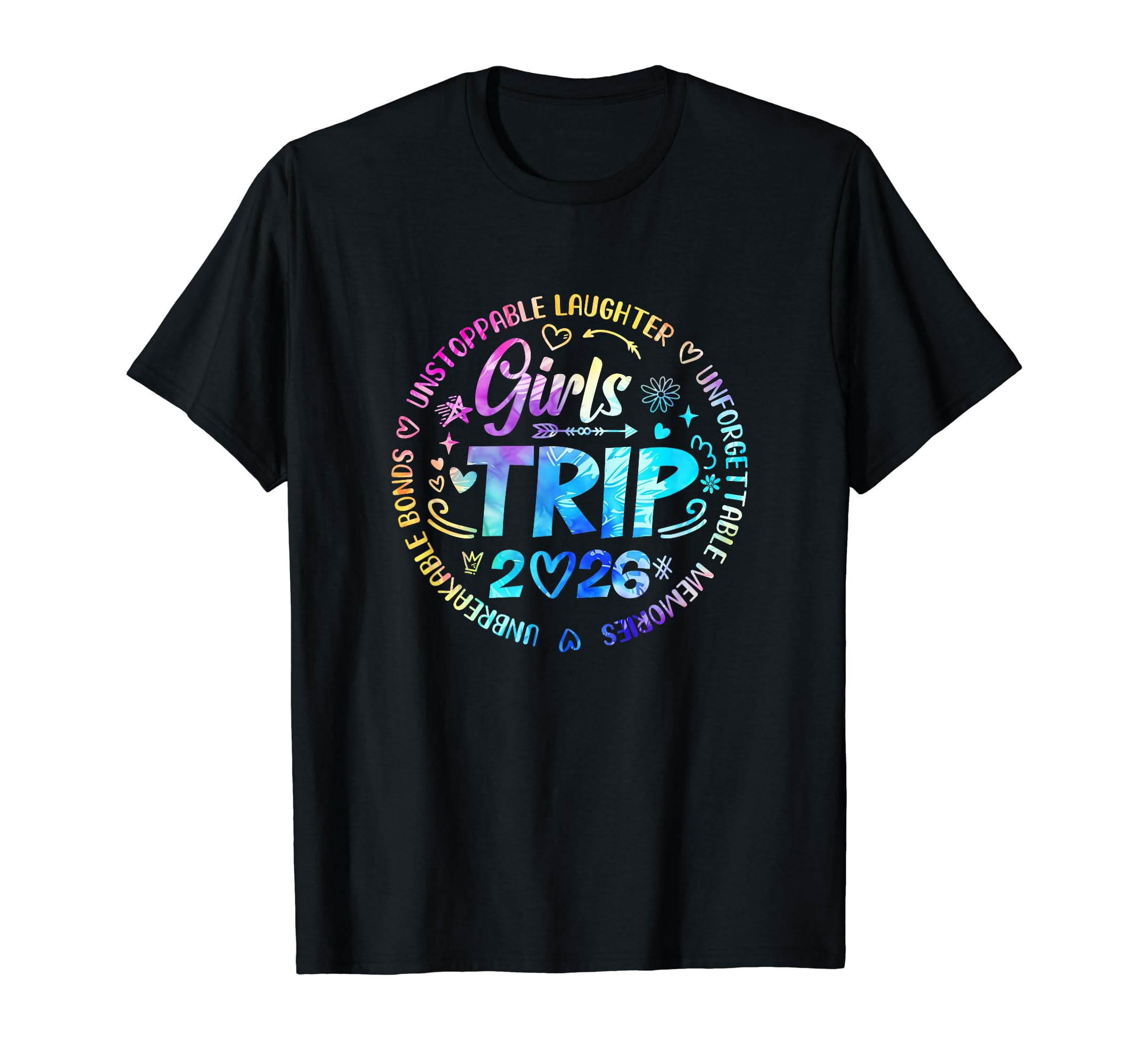 Girls Trip 2026 Friends Weekend Sisters Vacation Matching T-Shirt ...