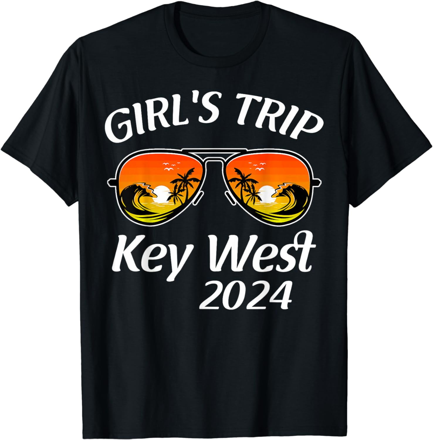 Girls Trip Key West 2024 Sunglasses Summer Vacation T-Shirt - Walmart.com