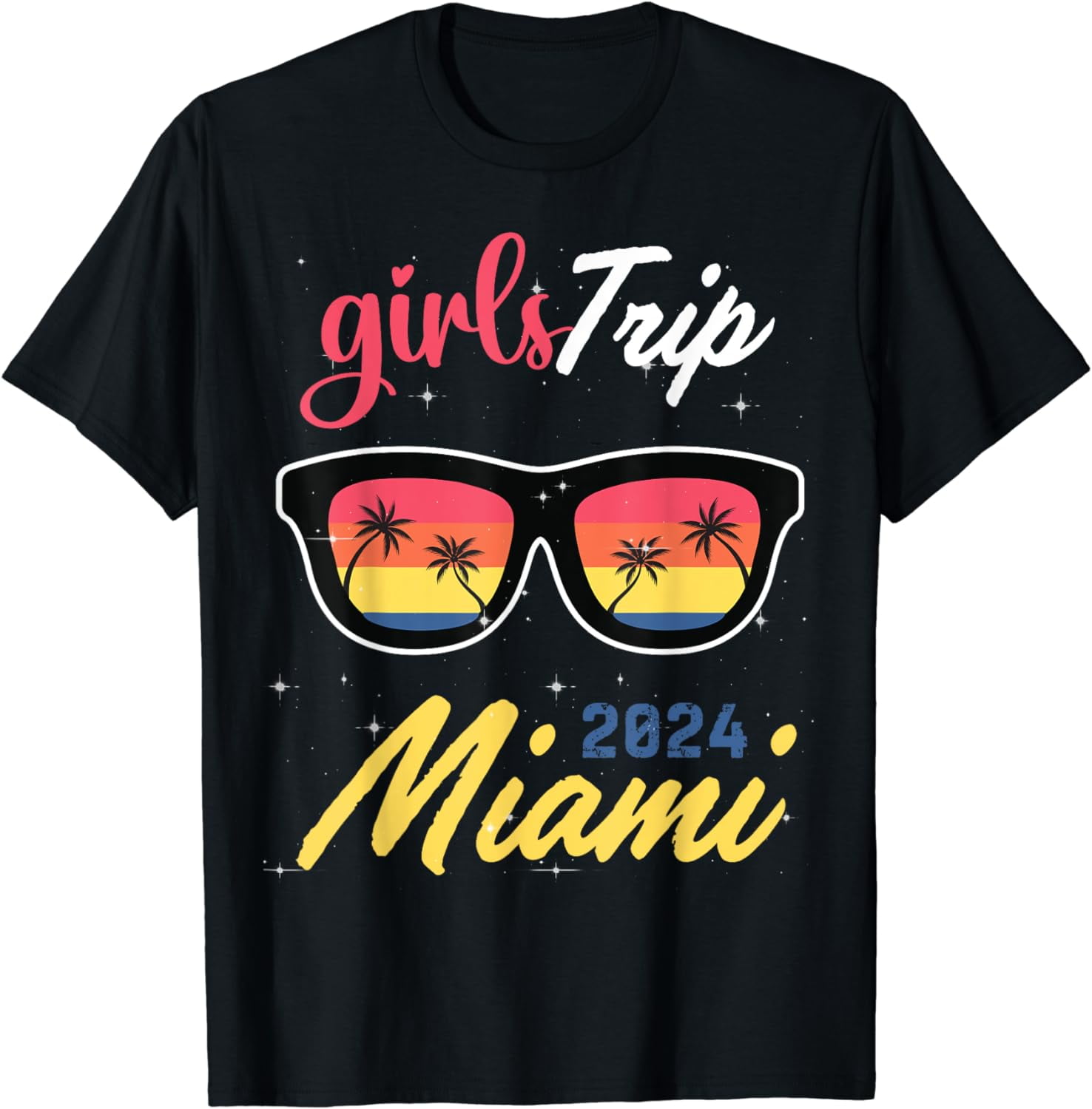 Girls Trip Miami 2024 Vacation Girls Trip 2024 Party T-Shirt - Walmart.com