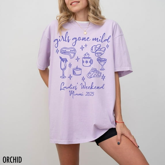 Girls Trip Shirts, Girls Gone Mild, Slumber Party, Girls Trip T Shirt ...