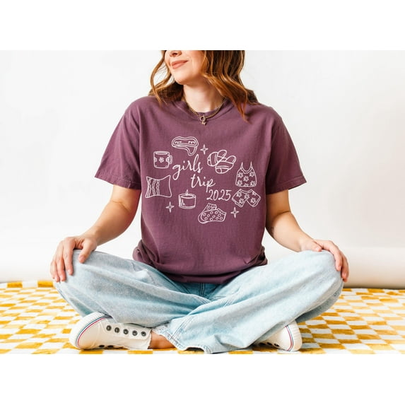 Girls Trip Shirts, Girls Trip 2025, Slumber Party, Girls Trip T Shirt ...