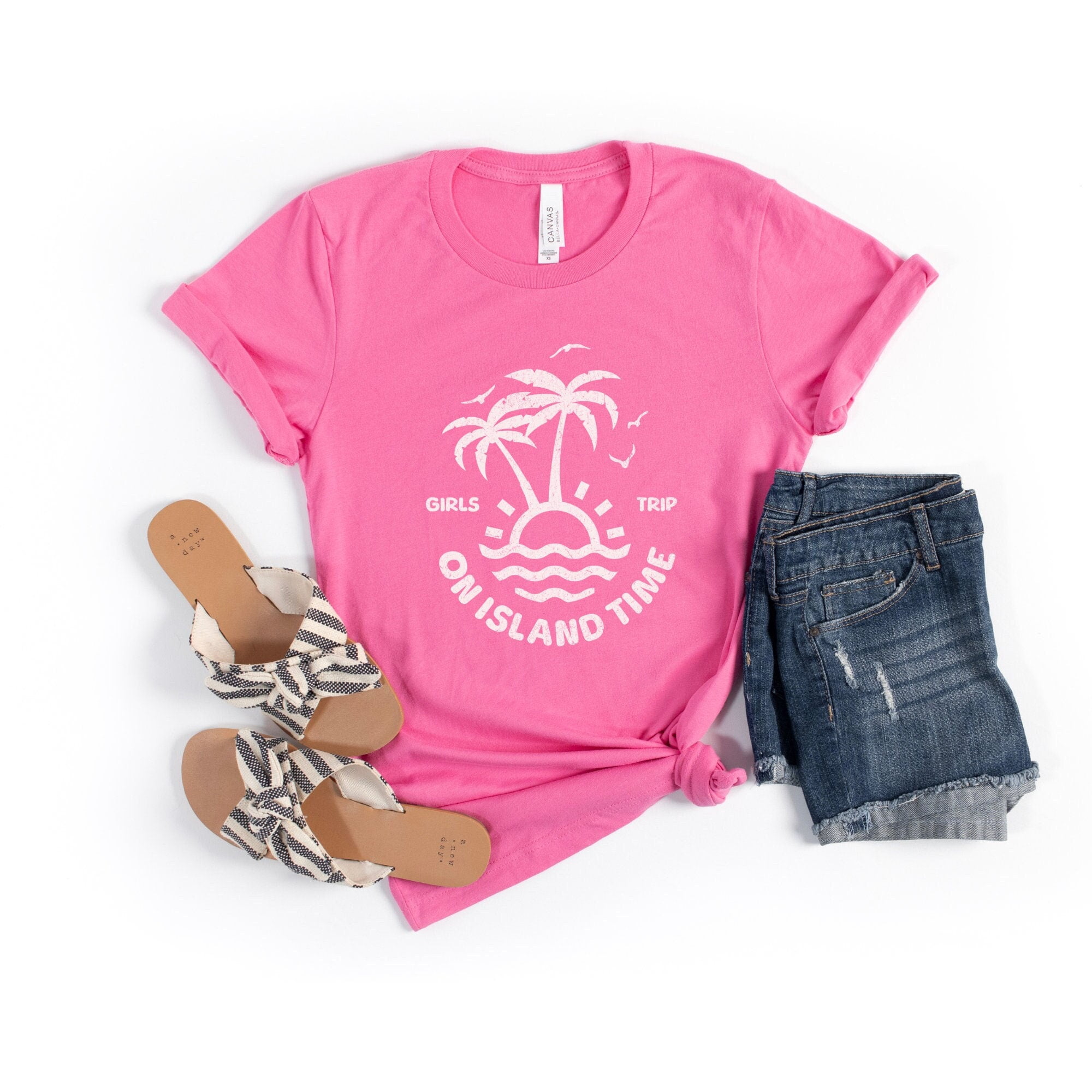 Girls Trip Tee, On Island Time Shirt, Island Vacation Shirt, Group ...