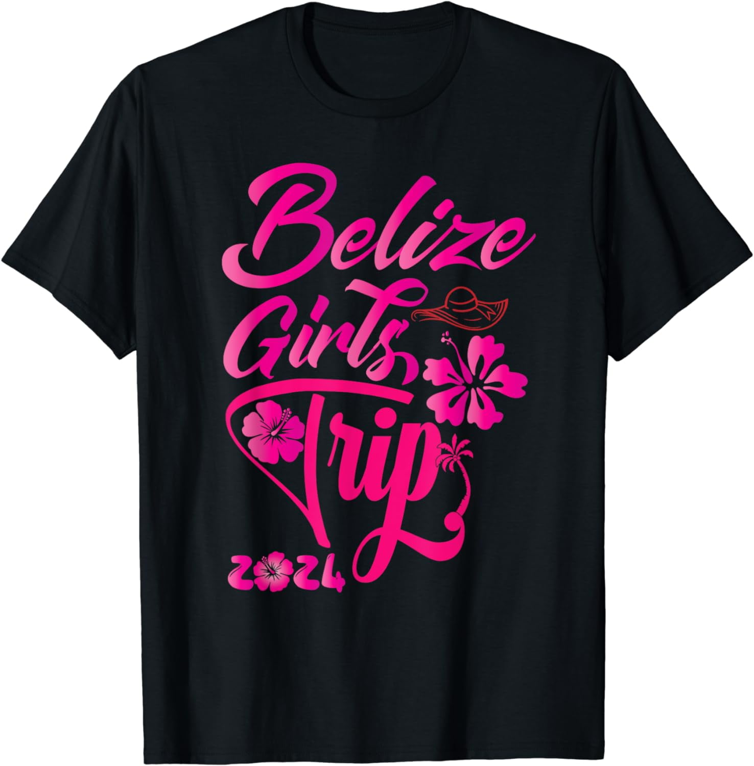 Girls Trip Vacation 2024 Belize Souvenir Vacation Trip 2024 Cotton T ...