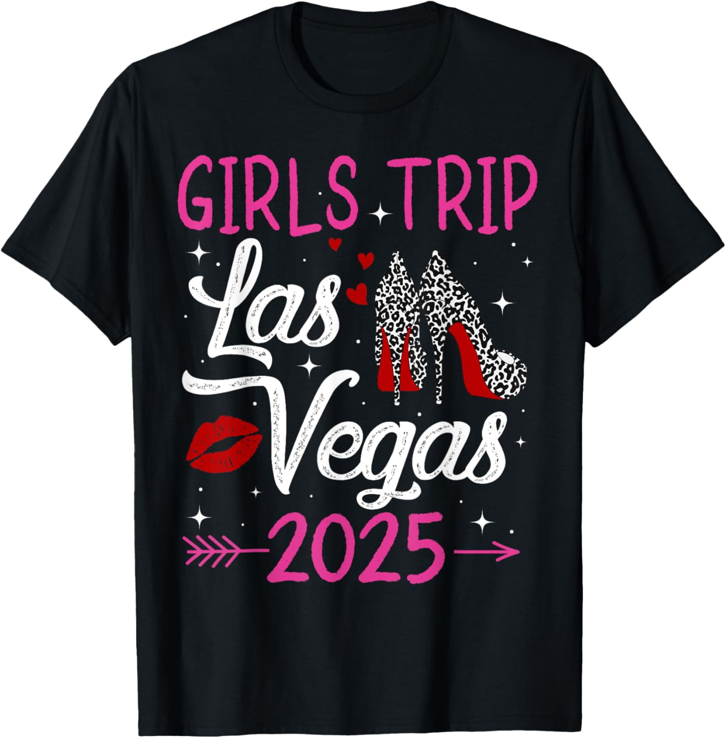 Girls Trip Vegas Souvenir Women Girls Trip Las Vegas 2025 T-Shirt ...