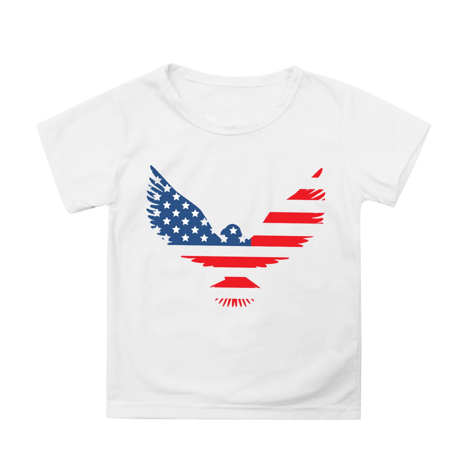 Girls Tshirts Patriotic Tops 4Th of July Shirts Tee Independence Day ...