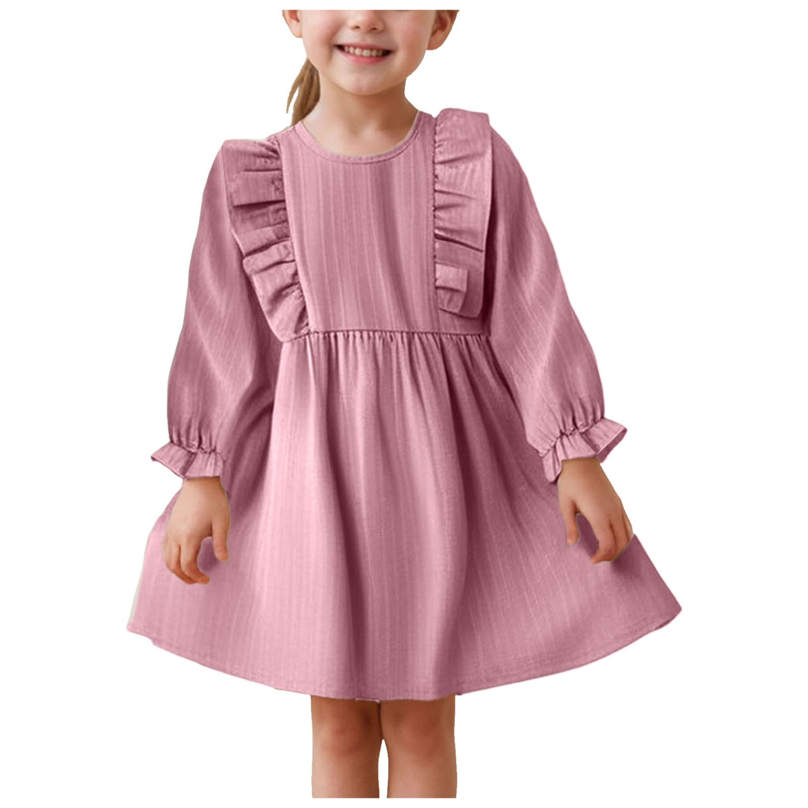 Girls Tulle Dress 4T Dresses Toddler Dress Long Sleeve Baby Little ...