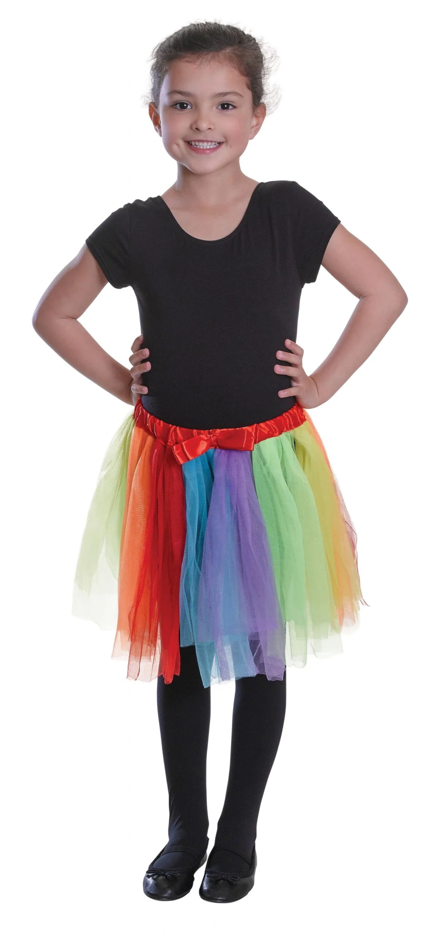 Tutu Rainbow Colours Childs Ballerina Costume - Walmart.com