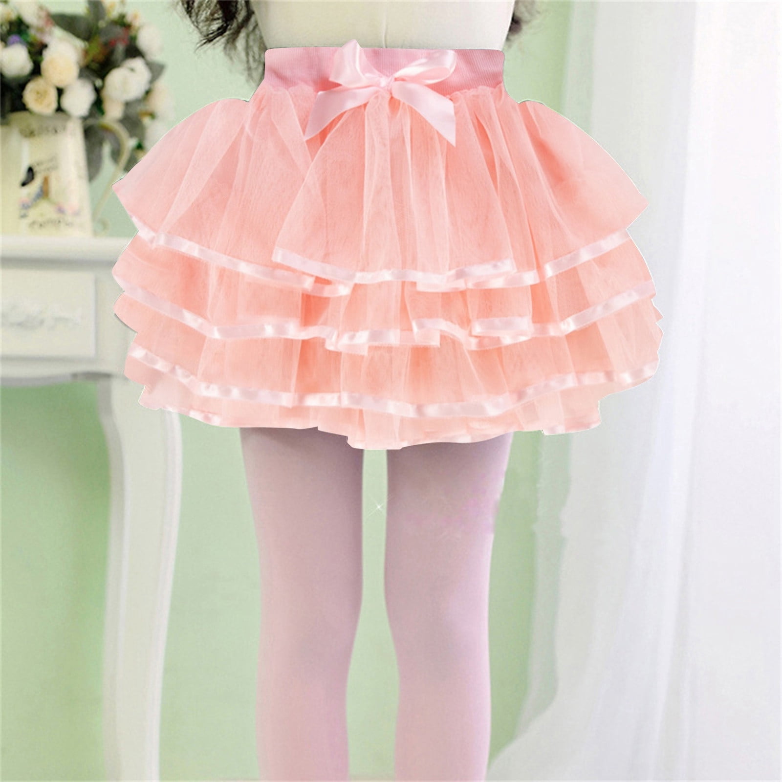 Girls Tutu Tiered Skirts for Toddler Kids Layered Party Skirt for ...
