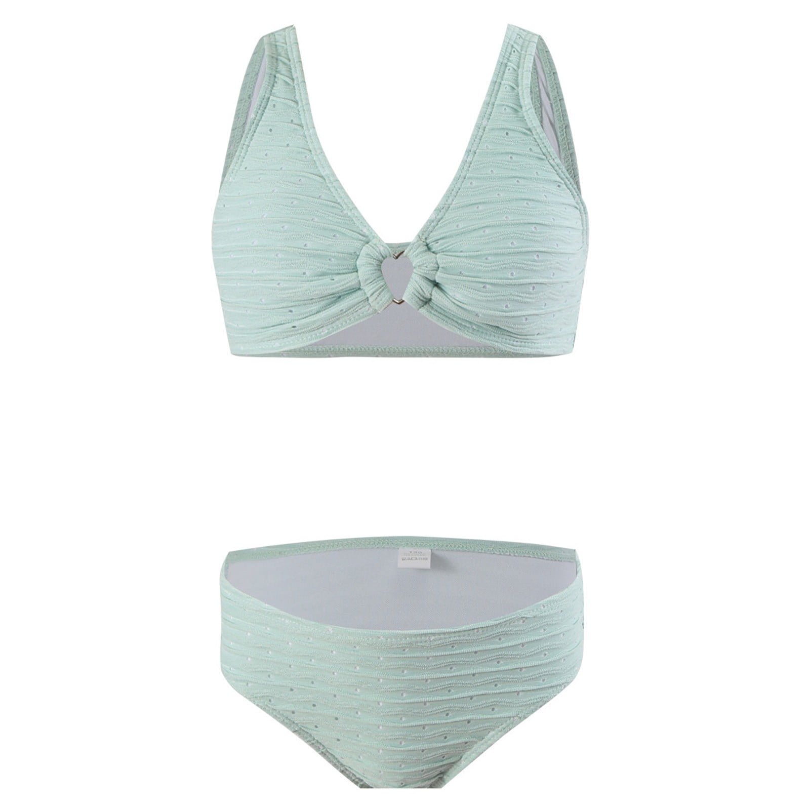 Girls' Two Piece Swimsuit Set High Waist Cute Bikini Set Athletic ...