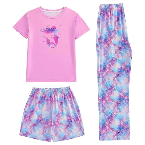 Girls Two Piece Swimsuits Rash Guard UPF 50+ Sun Long Sleeve Bathing ...