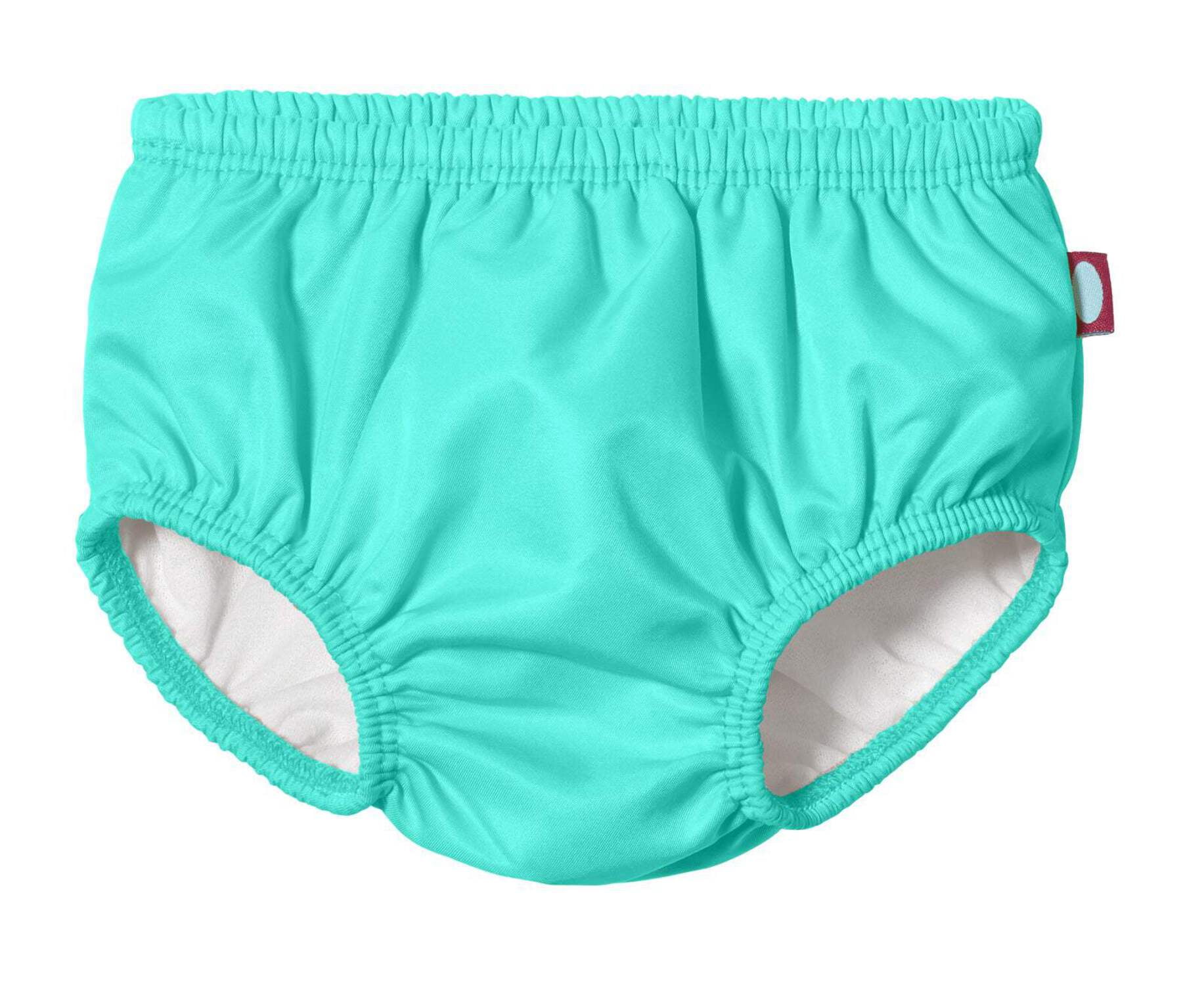 Girls UPF 50+ Ruffle Swim Diaper Cover - Walmart.com