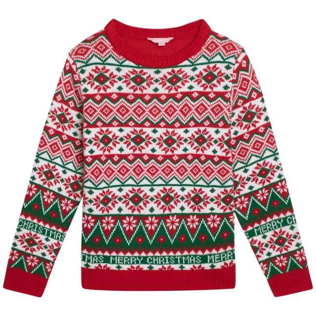 Girls' Ugly Christmas Sweater - Holiday Novelty Pullover Ugly Xmas ...