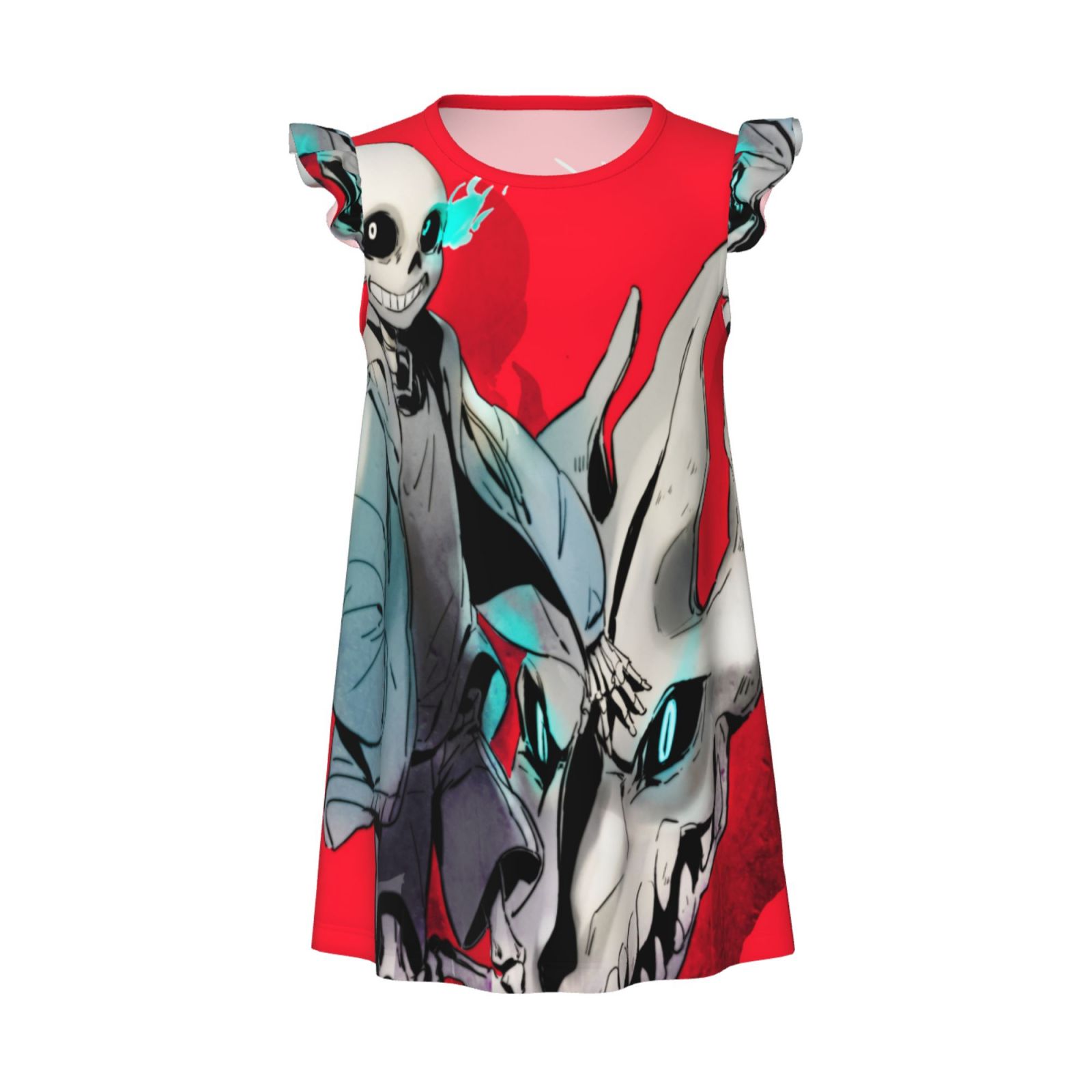 Girls Undertale Sans Nightgown Princess Pajama Dresses For Girls ...