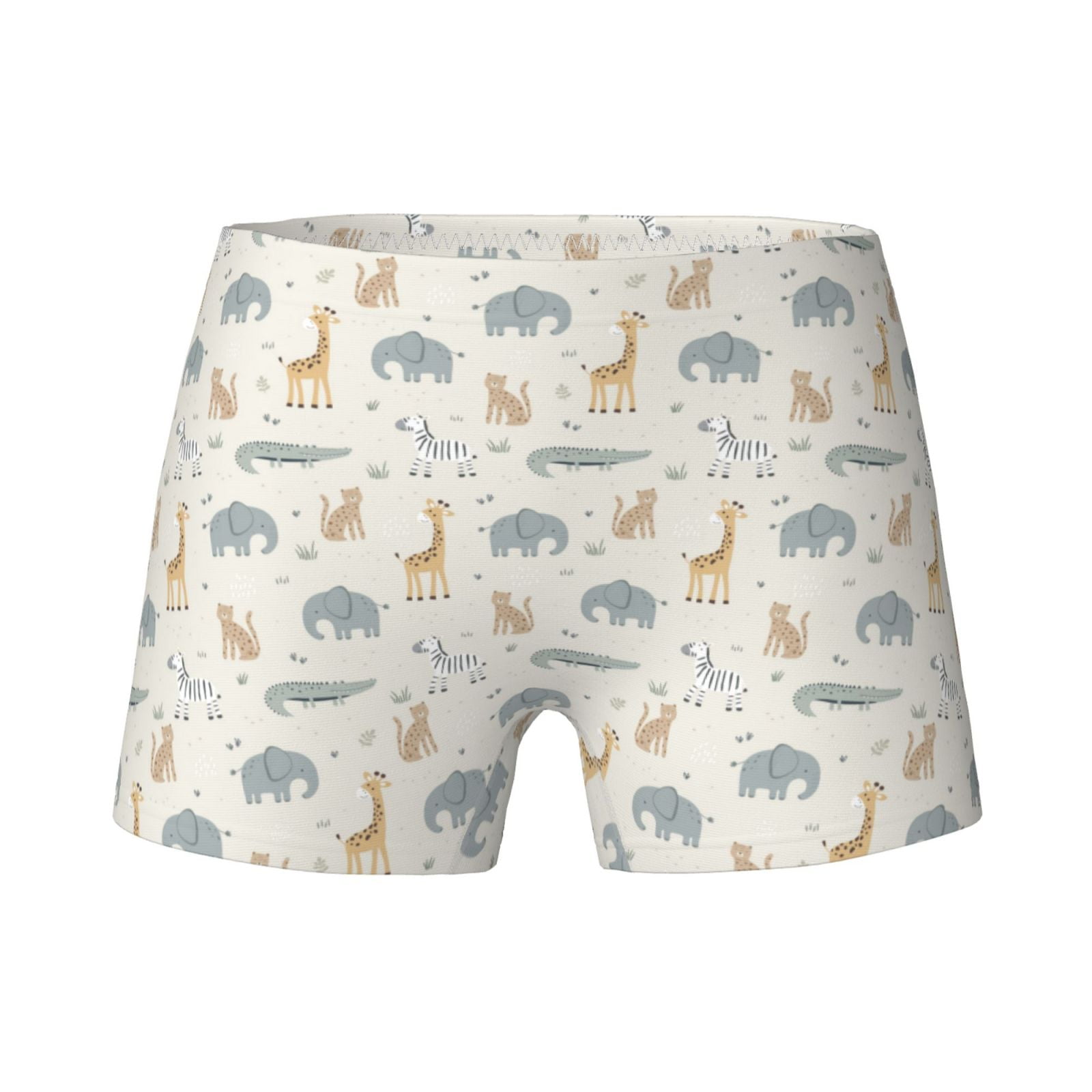 Girls Underwear, African Animals Cute Soft Breathable Cotton Girls ...