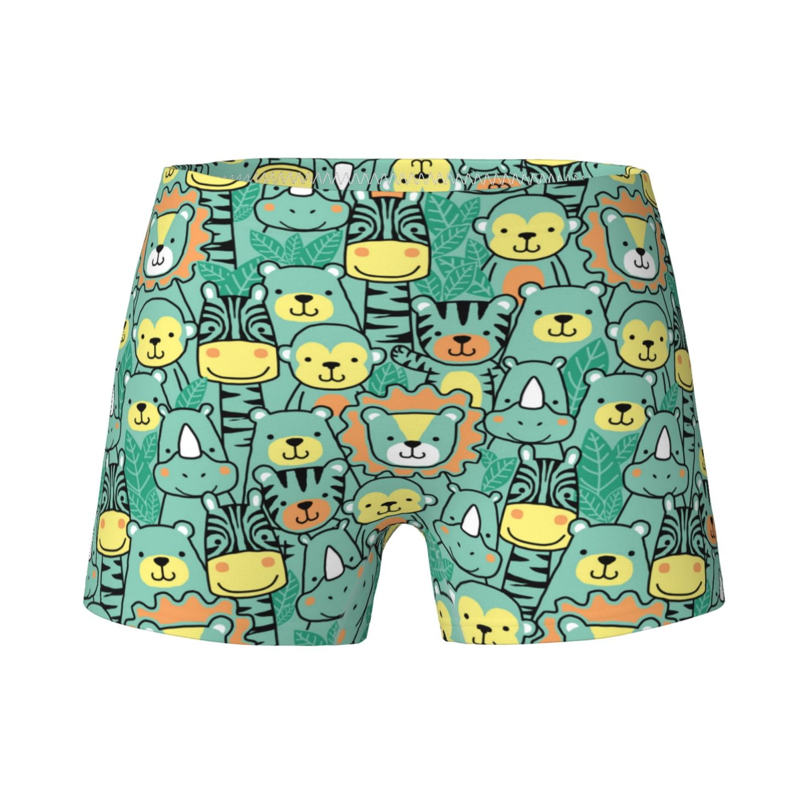 Girls Underwear, Animals with Leaf Cute Soft Breathable Cotton Girls ...