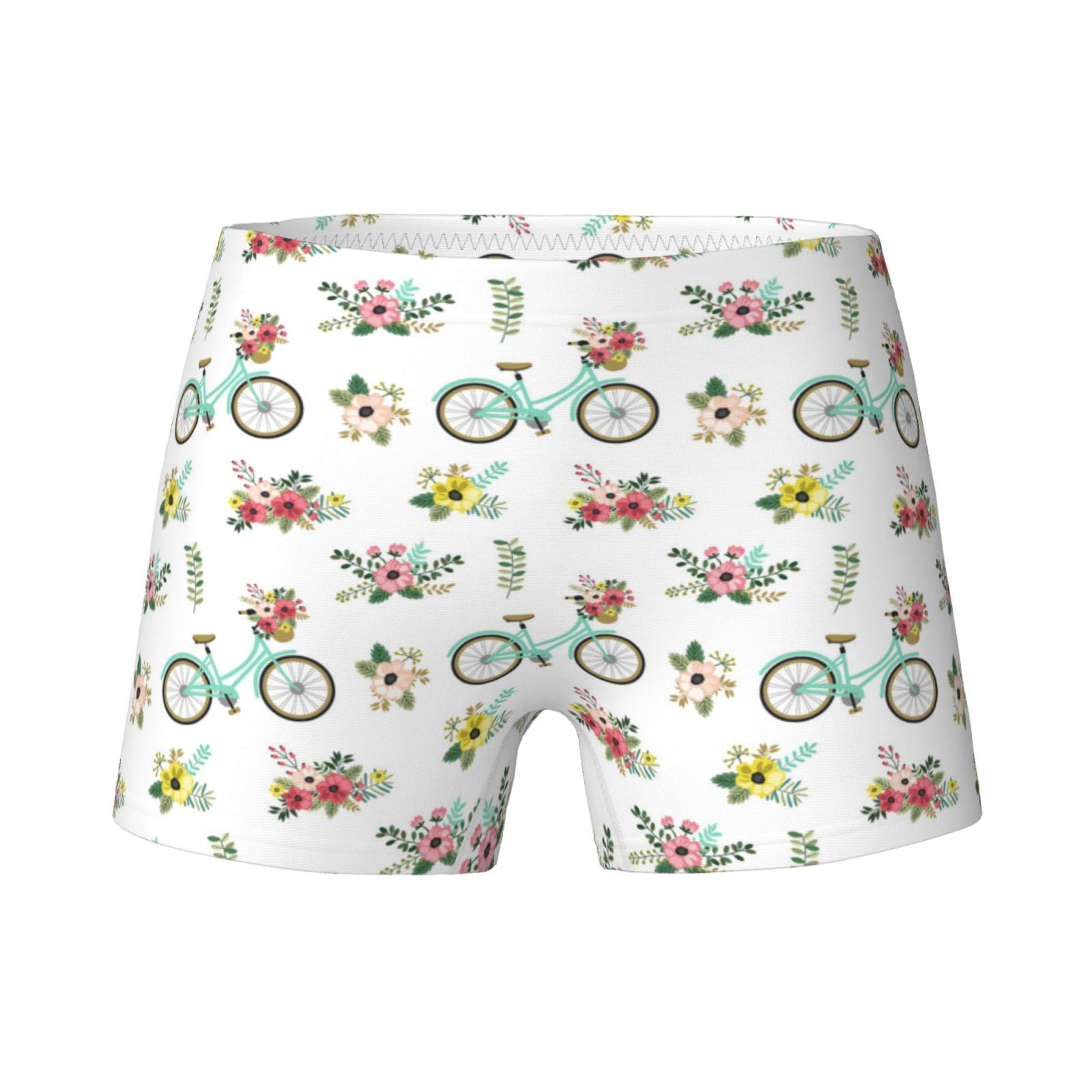 Girls Underwear Bike Pattern flower Cotton Girls Boxer Briefs Underwear, Soft Kids Boxer Briefs ...