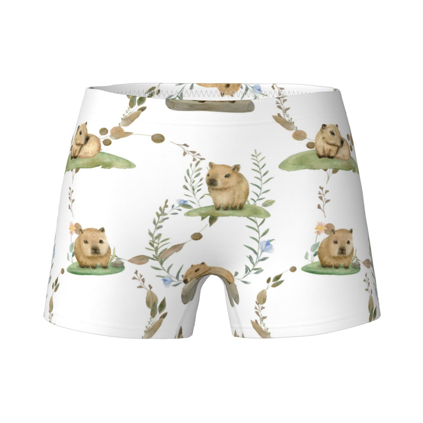 Girls Underwear - Capybara Plant Girls 100% Cotton Underwear, Soft Breathable Toddler Kids Girls ...