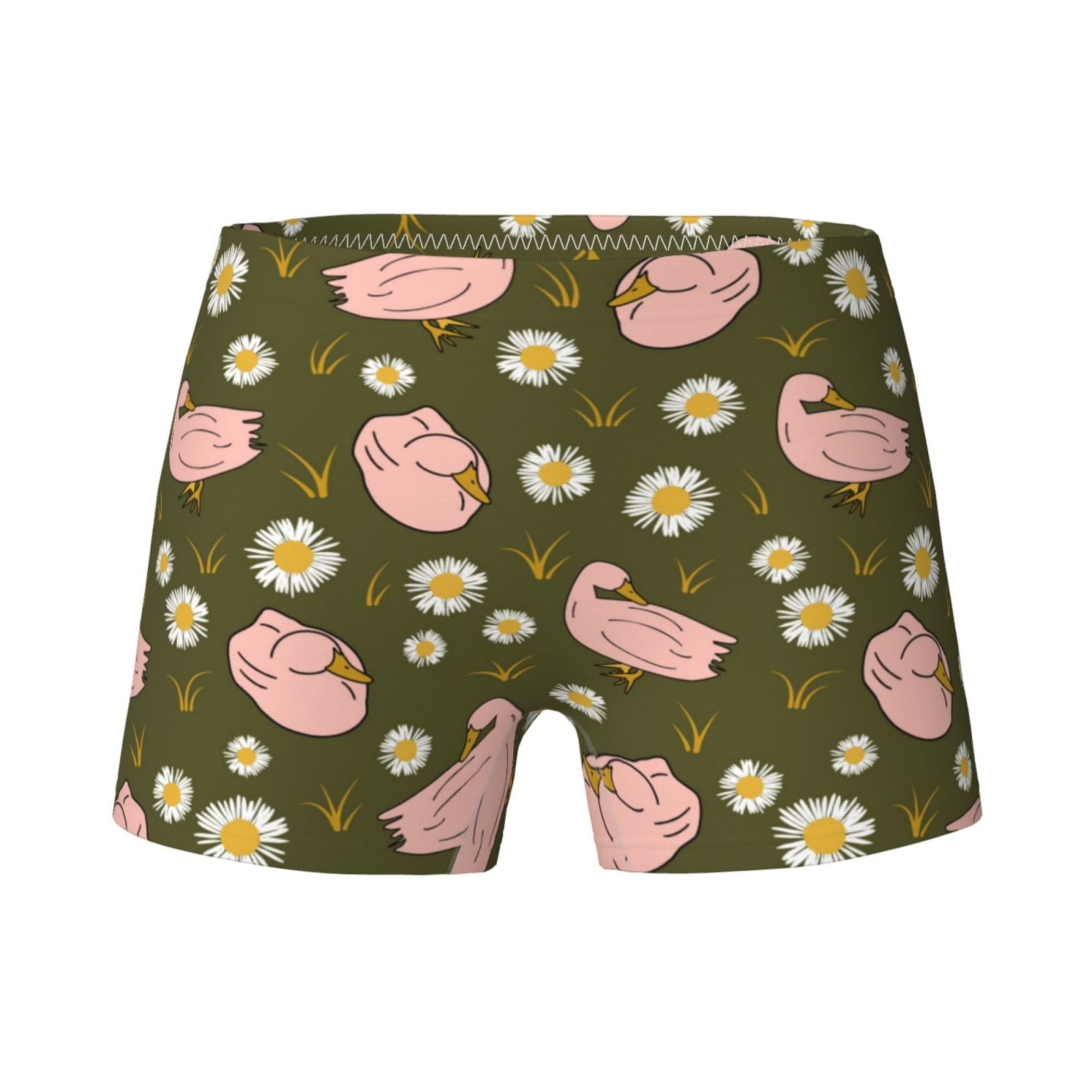 Girls Underwear, Cartoon Pink Cute Duck Daisy Cute Soft Breathable ...