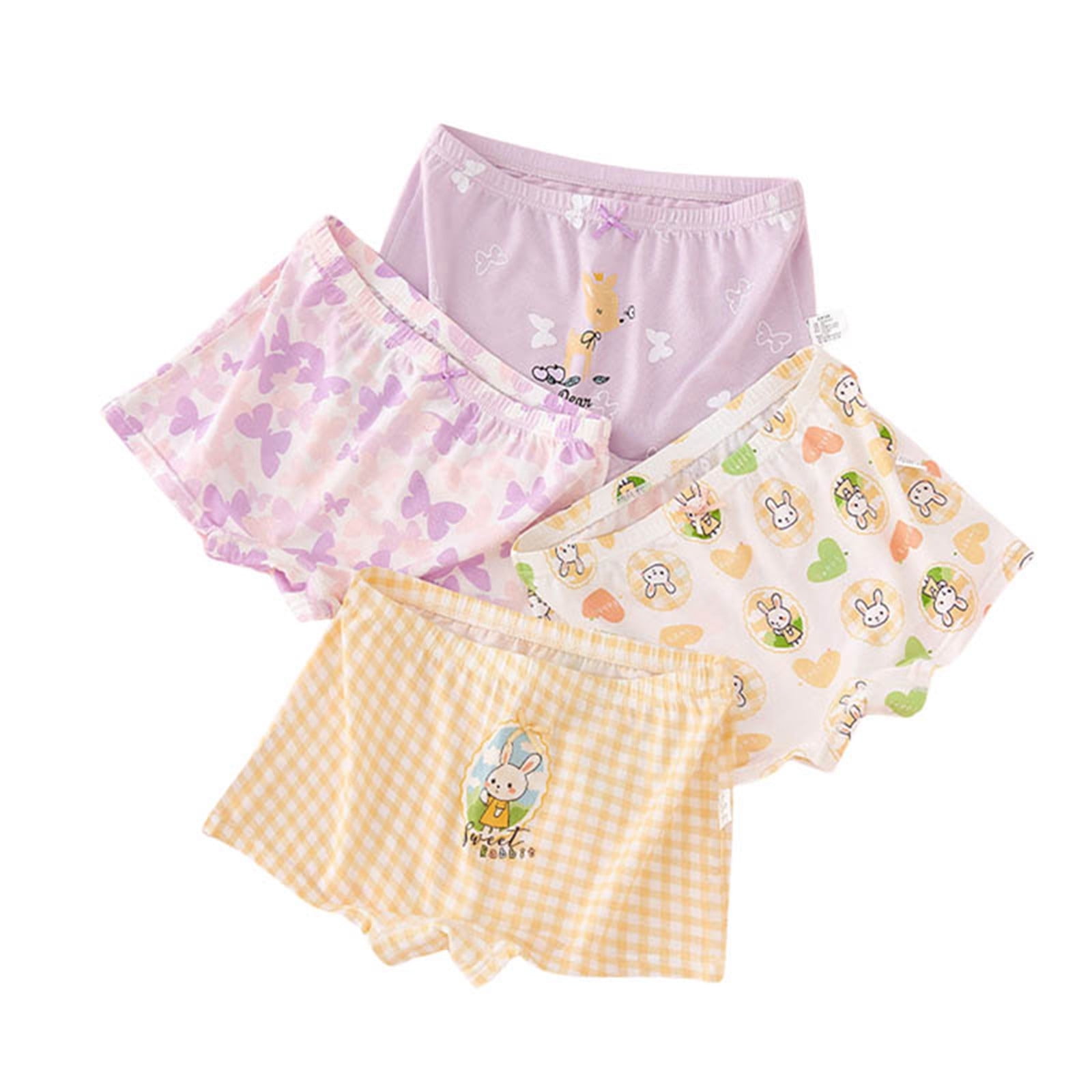 Girls Underwear Children Baby Fashion Cute Cartoon Cotton Briefs Trunks ...