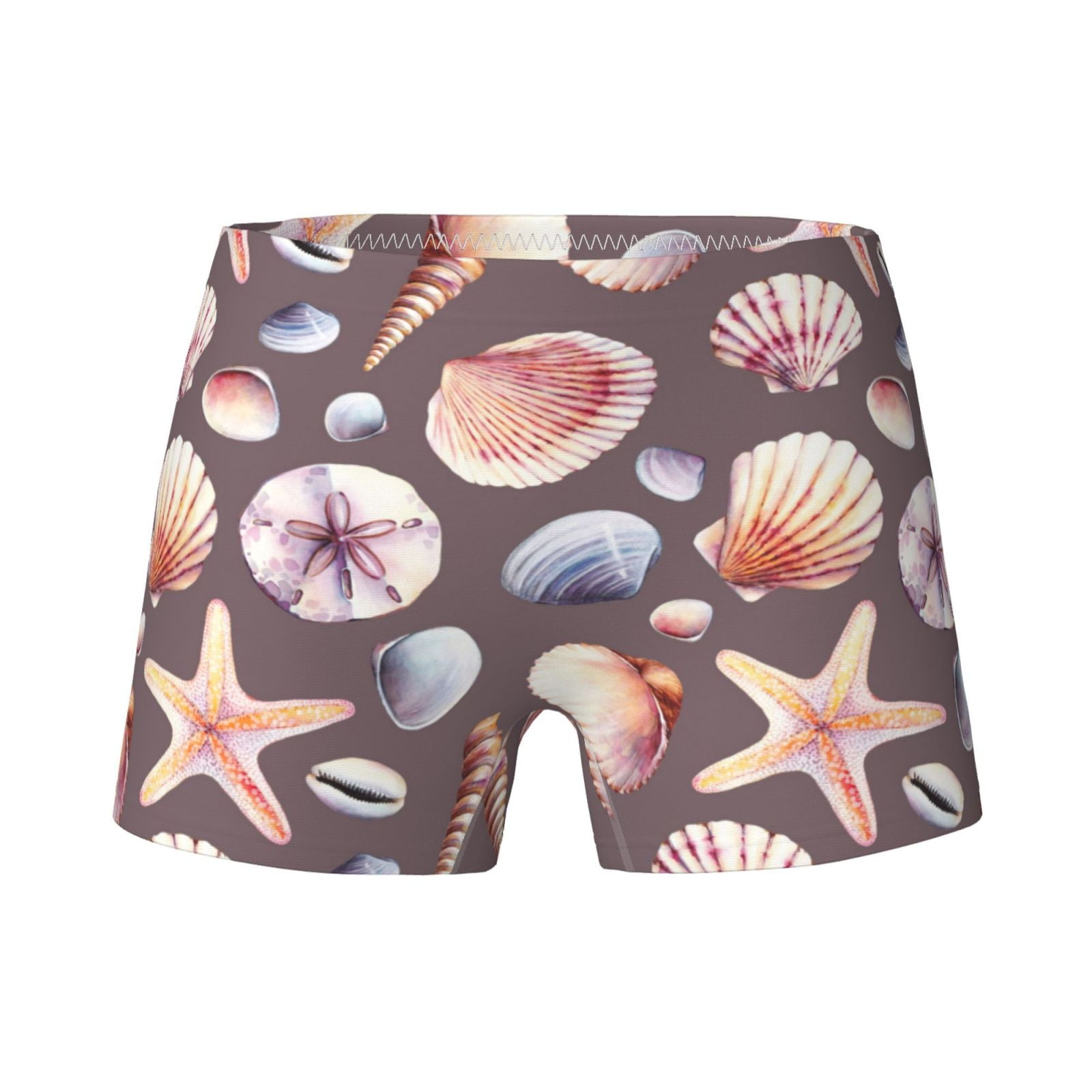 Girls Underwear Conch Starfish Shell Cotton Girls Boxer Briefs ...