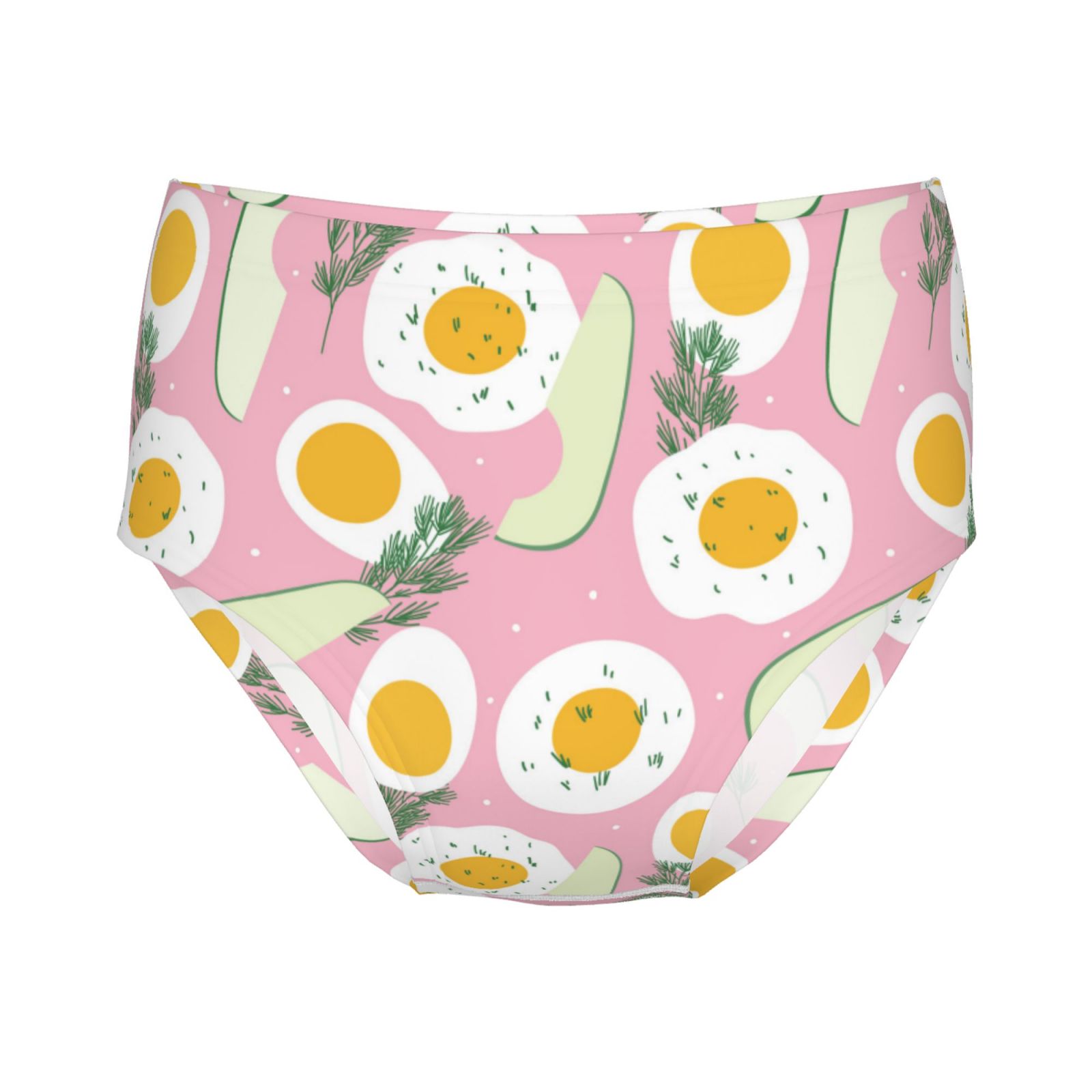 Girls Underwear, Cute Avocado Egg Leaves Soft Breathable Cotton Girls ...