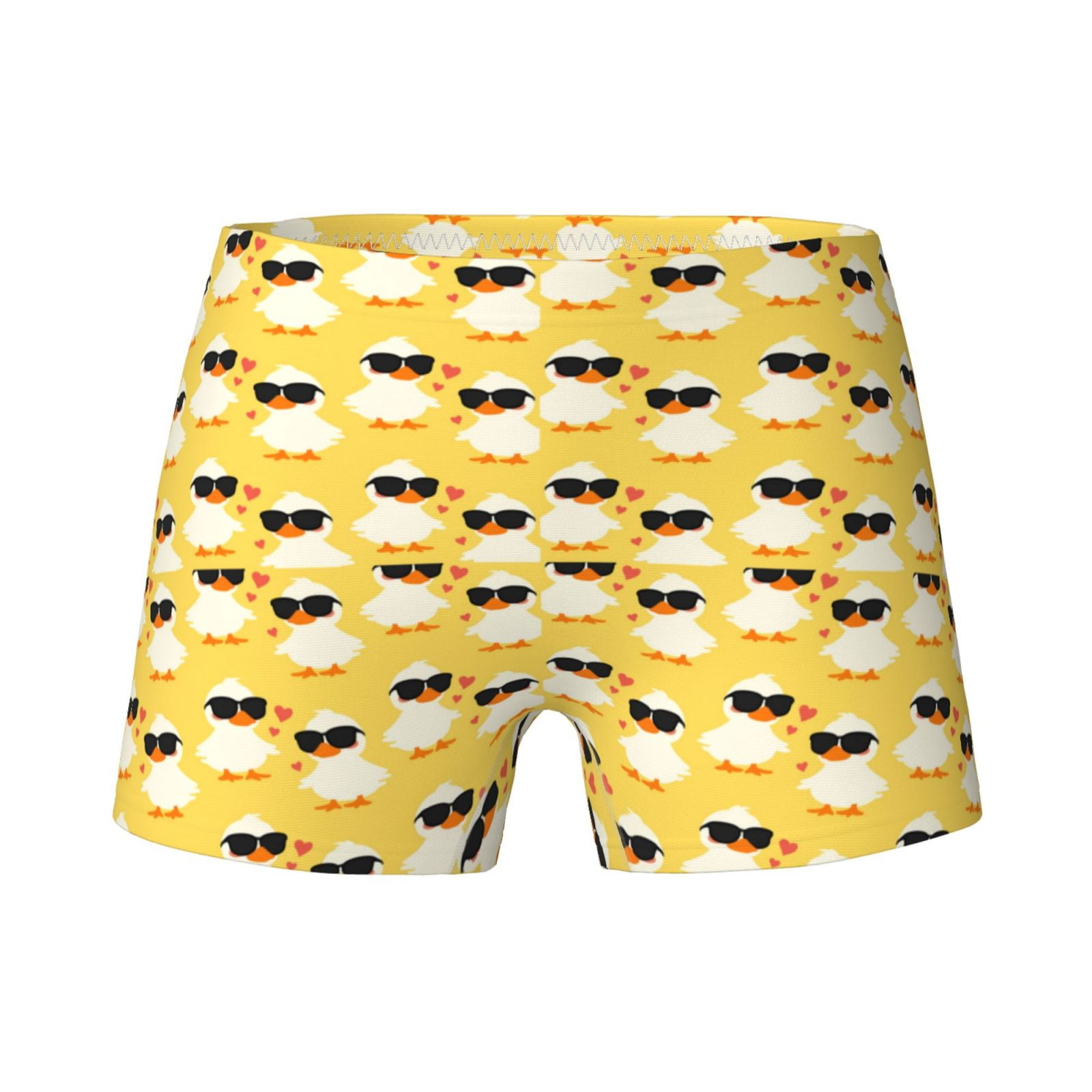 Girls Underwear, Cute Duck With Black Glasses Cute Soft Breathable ...