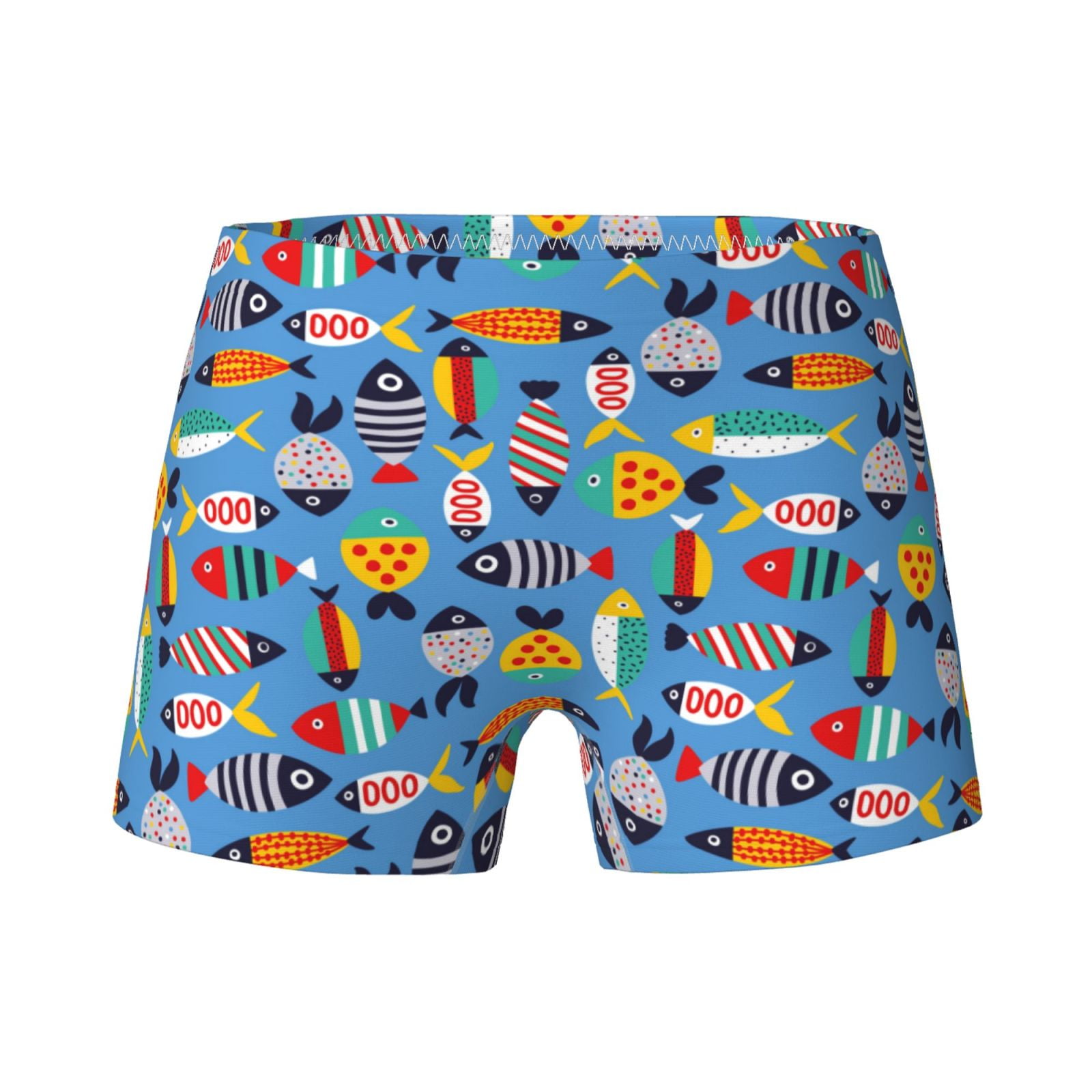 Girls Underwear - Cute Flat Fish Girls 100% Cotton Underwear, Soft ...