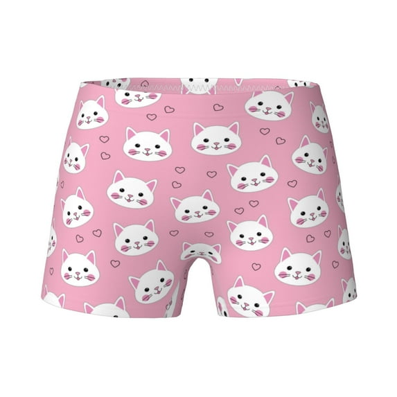Girls Underwear, Cute pink cat Cute Soft Breathable Cotton Girls ...