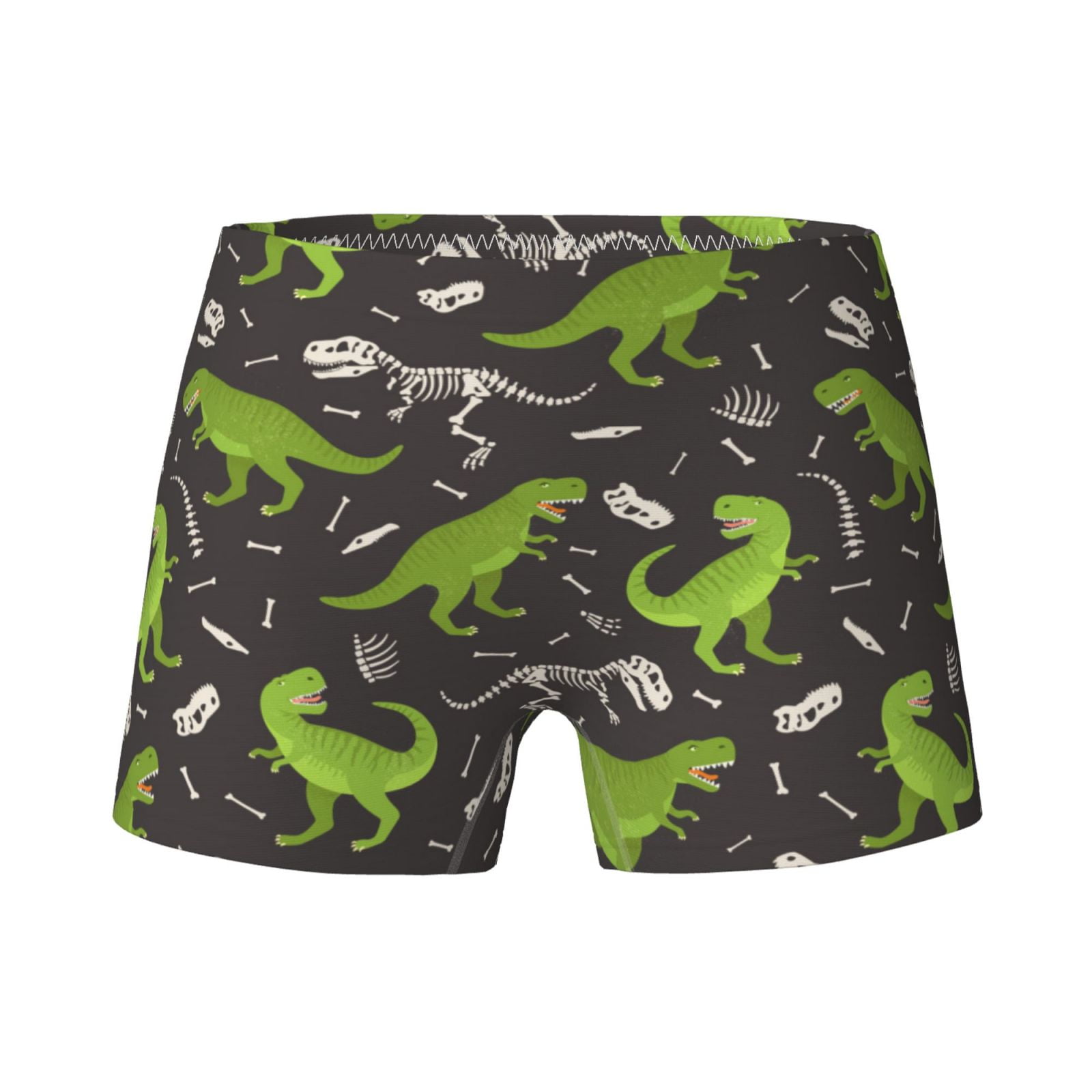 Girls Underwear Dinosaur Skeleton-E Cotton Girls Boxer Briefs Underwear ...
