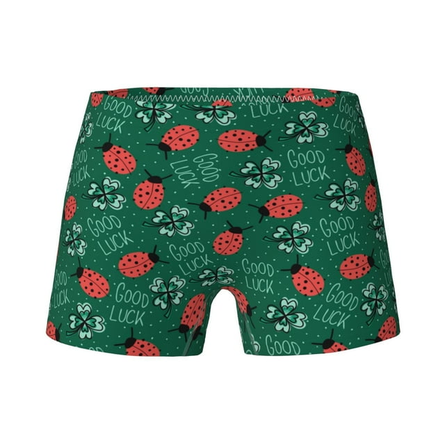 Girls Underwear - Good Luck Ladybug Cotton Soft Boxer Briefs Panties ...