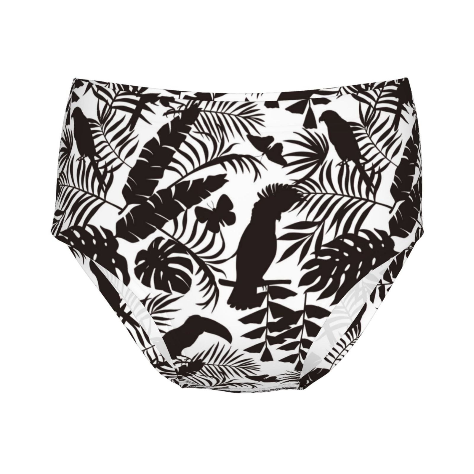 Girls Underwear, Parrot leaves shadow Soft Breathable Cotton Girls ...