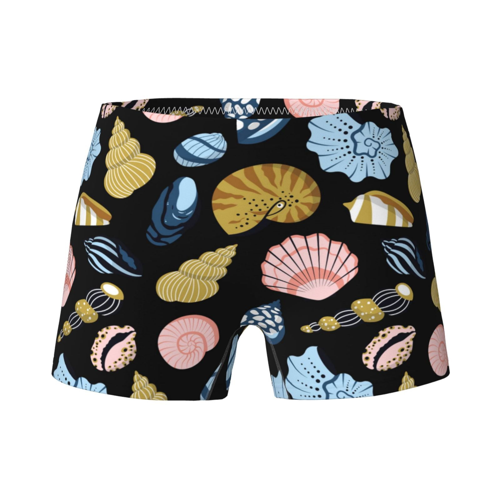 Girls Underwear - Pink Gold Blue Shell Conch Girls 100% Cotton ...