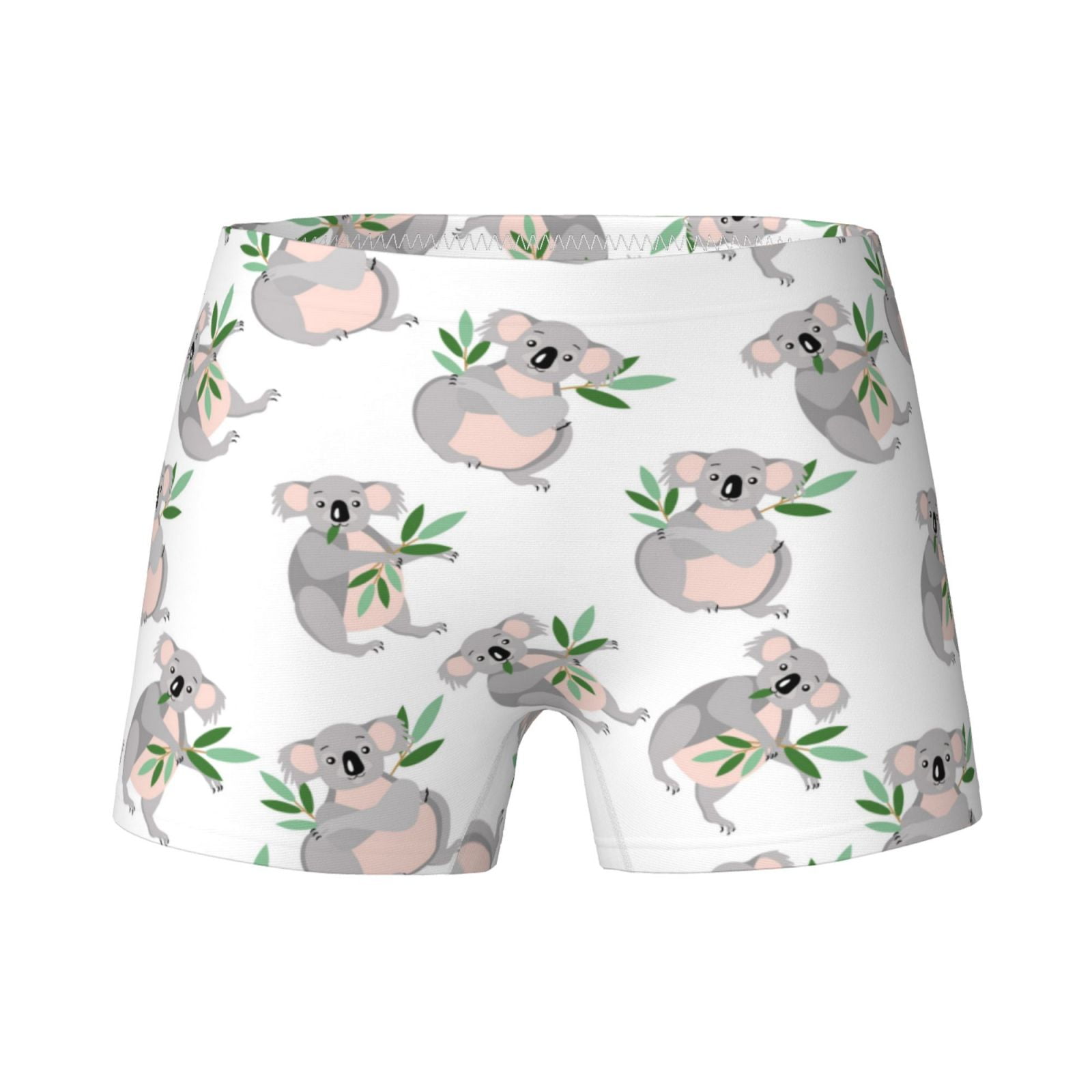 Girls Underwear, Pudgy Koala Cute Soft Breathable Cotton Girls Panties ...