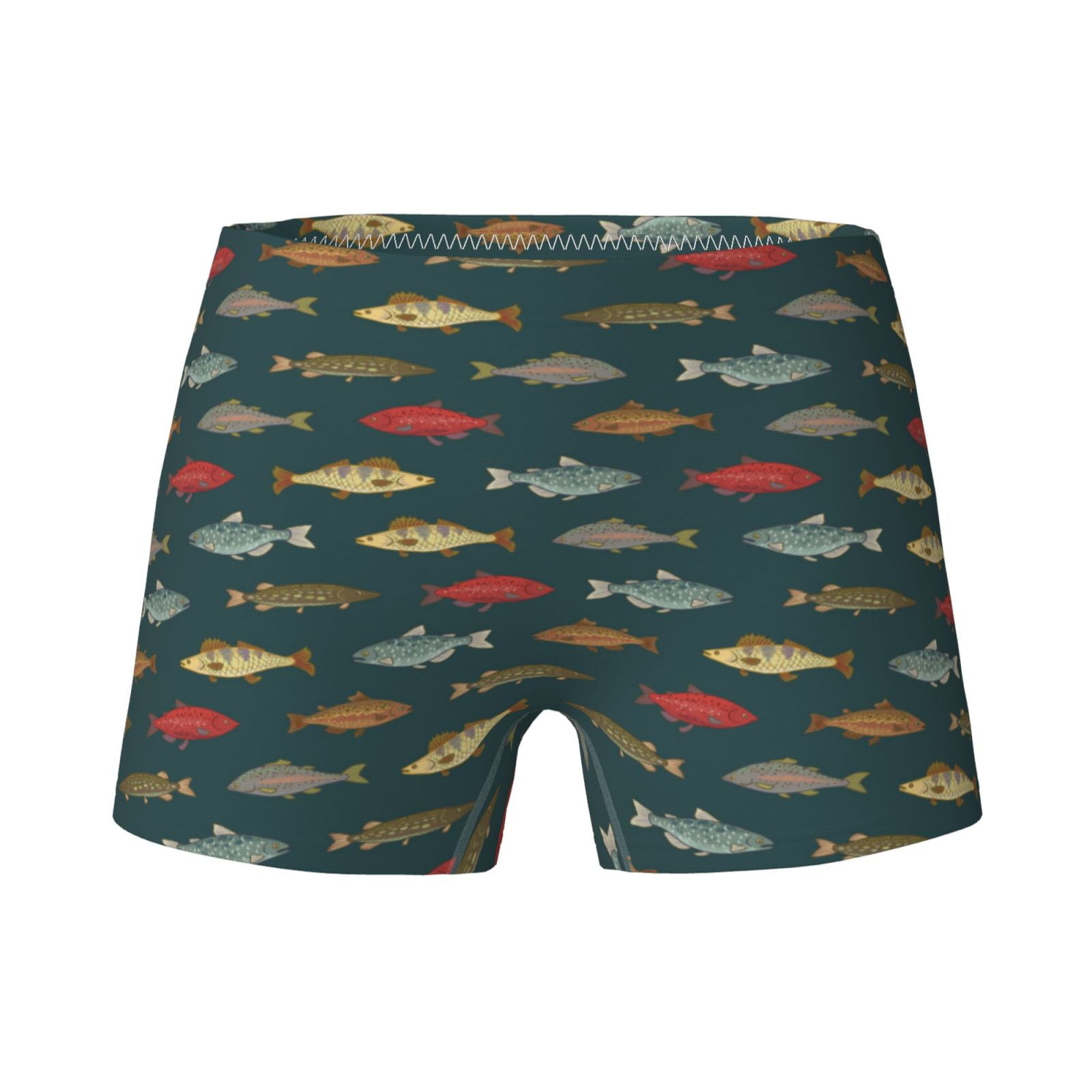 Girls Underwear - River Freshwater Fish Girls 100% Cotton Underwear ...