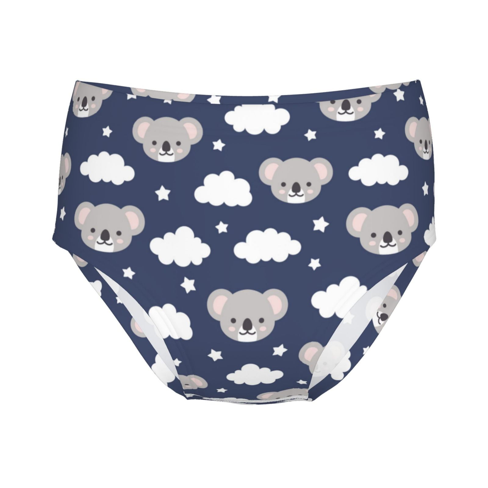 Girls Underwear, White Cloud Star Koala Soft Breathable Cotton Girls ...