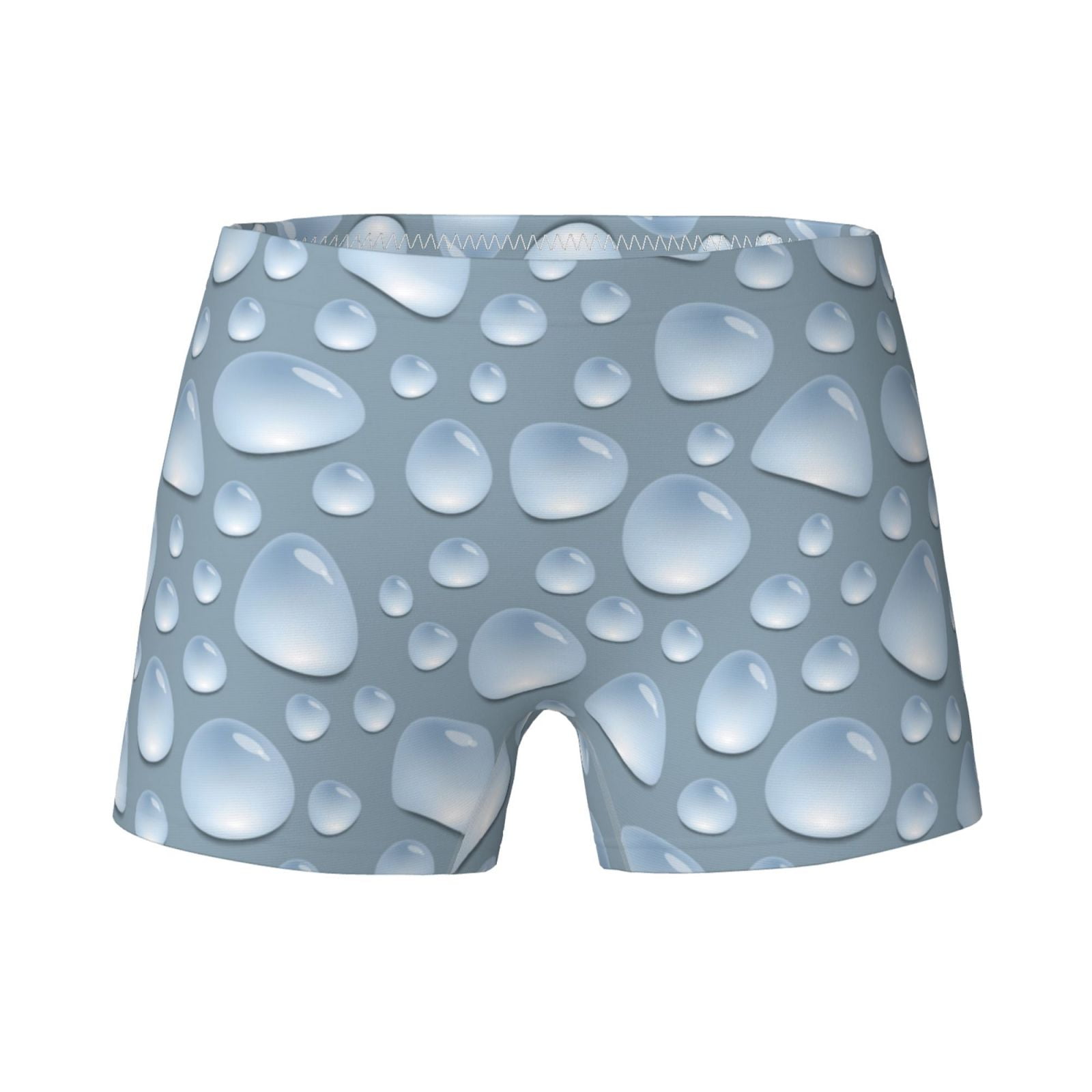 Girls Underwear, blue water spots print Cute Soft Breathable Cotton ...