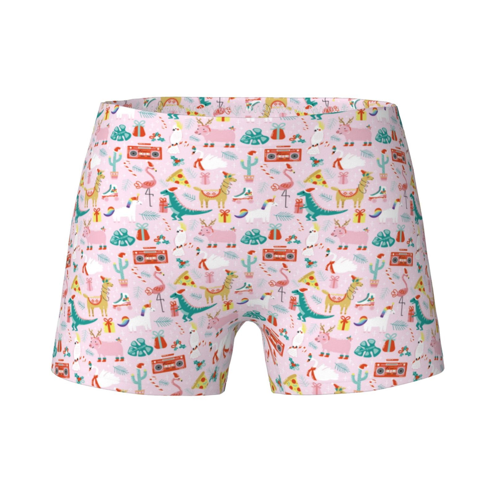 Girls Underwear, cartoon christmas animals Cute Soft Breathable Cotton ...