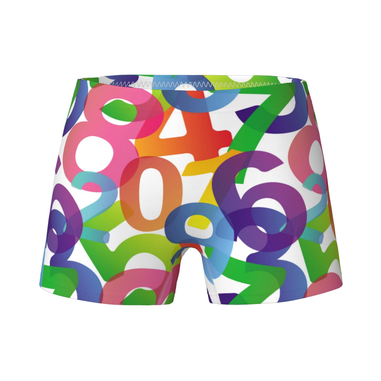 Girls Underwear - colorful Math number Girls 100% Cotton Underwear ...