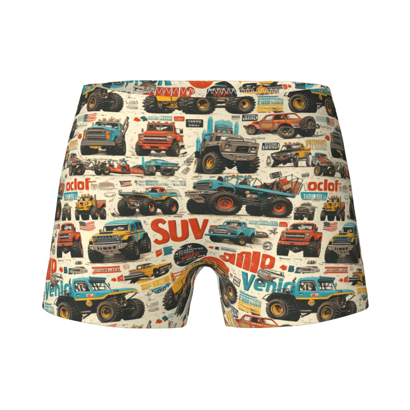 Girls Underwear colorful SUV car Retro Cotton Girls Boxer Briefs ...