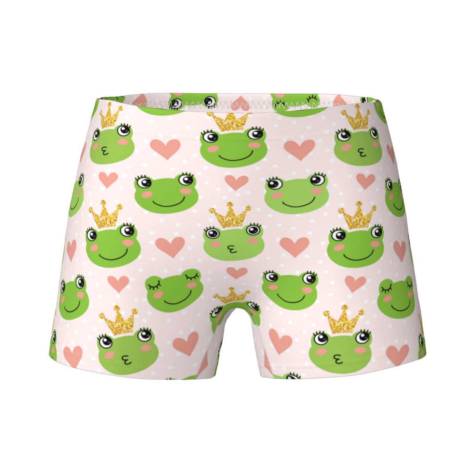 Girls Underwear, cute frogs crowns heart pink Cute Soft Breathable ...