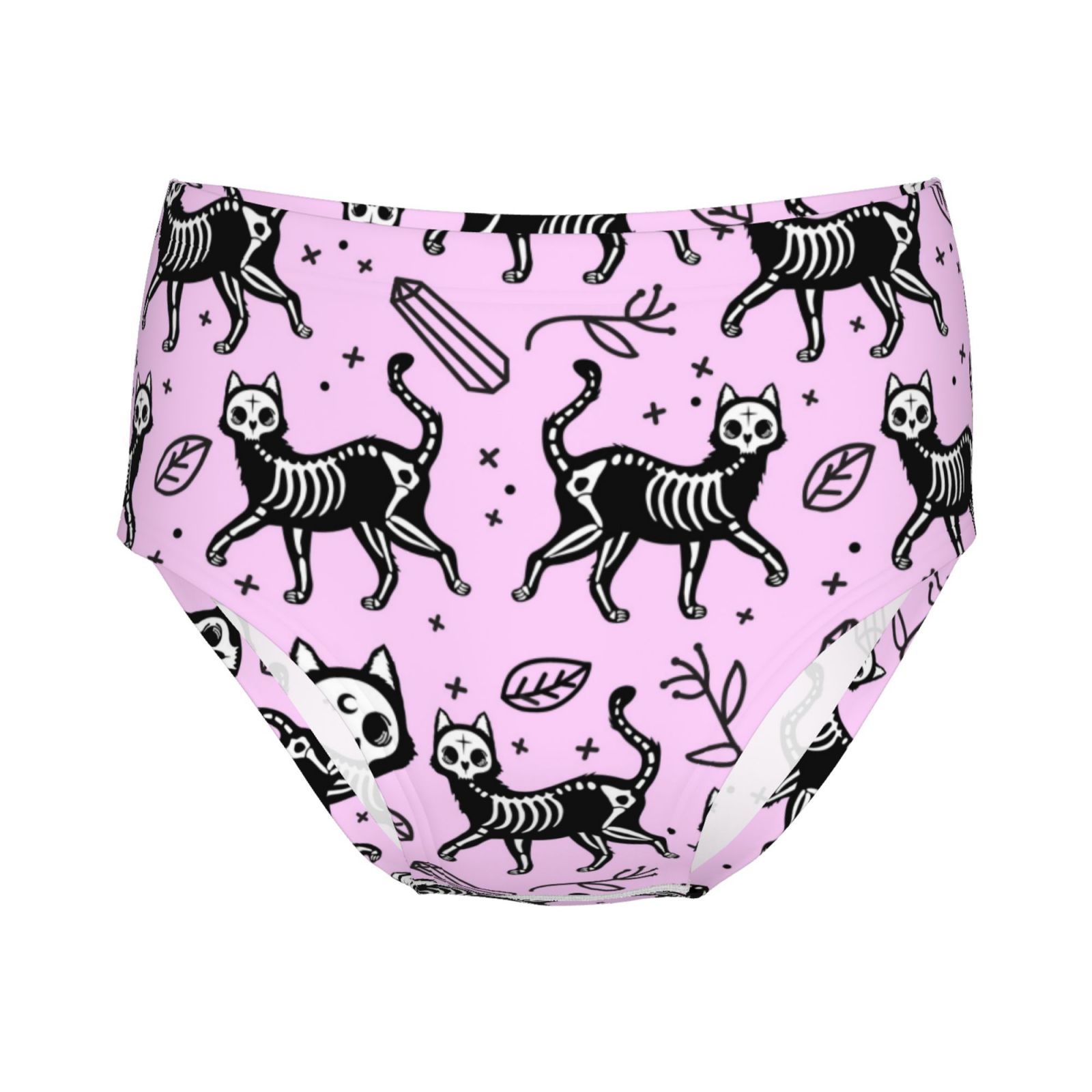 Girls Underwear, skull cat halloween Soft Breathable Cotton Girls ...
