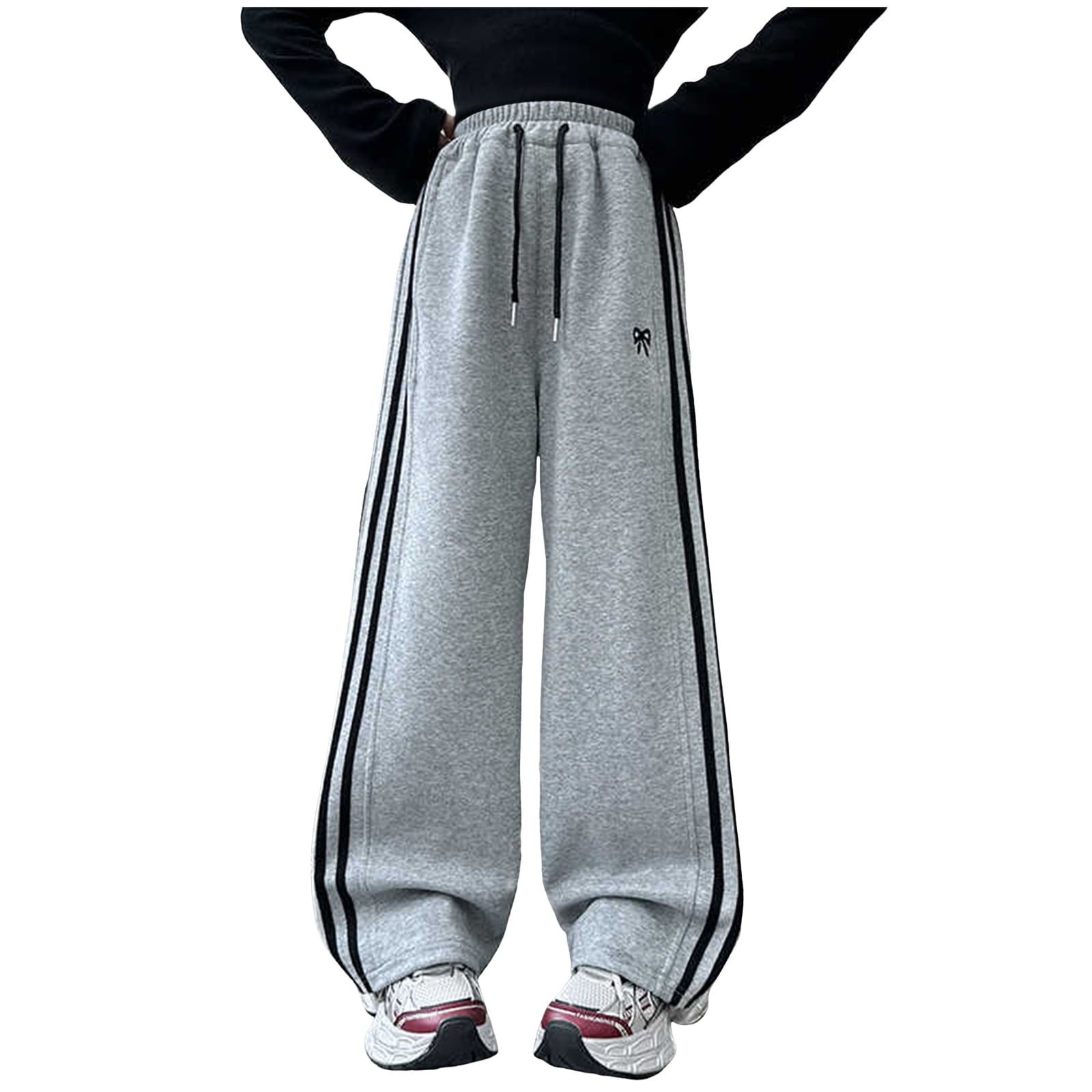 Girls Uniform Pants Size 8 Parachute Pants for Girls Y2K Cargo Trousers ...